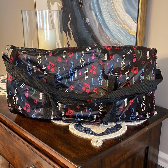 Bags | Musical Note Duffel Bag | Poshmark